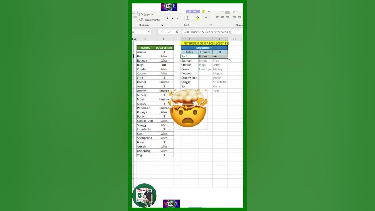 Filter Function In Excel 👍Sanjib Ki Pathshala #exceltips #exceltricks #exceltutorial #msexcel ...