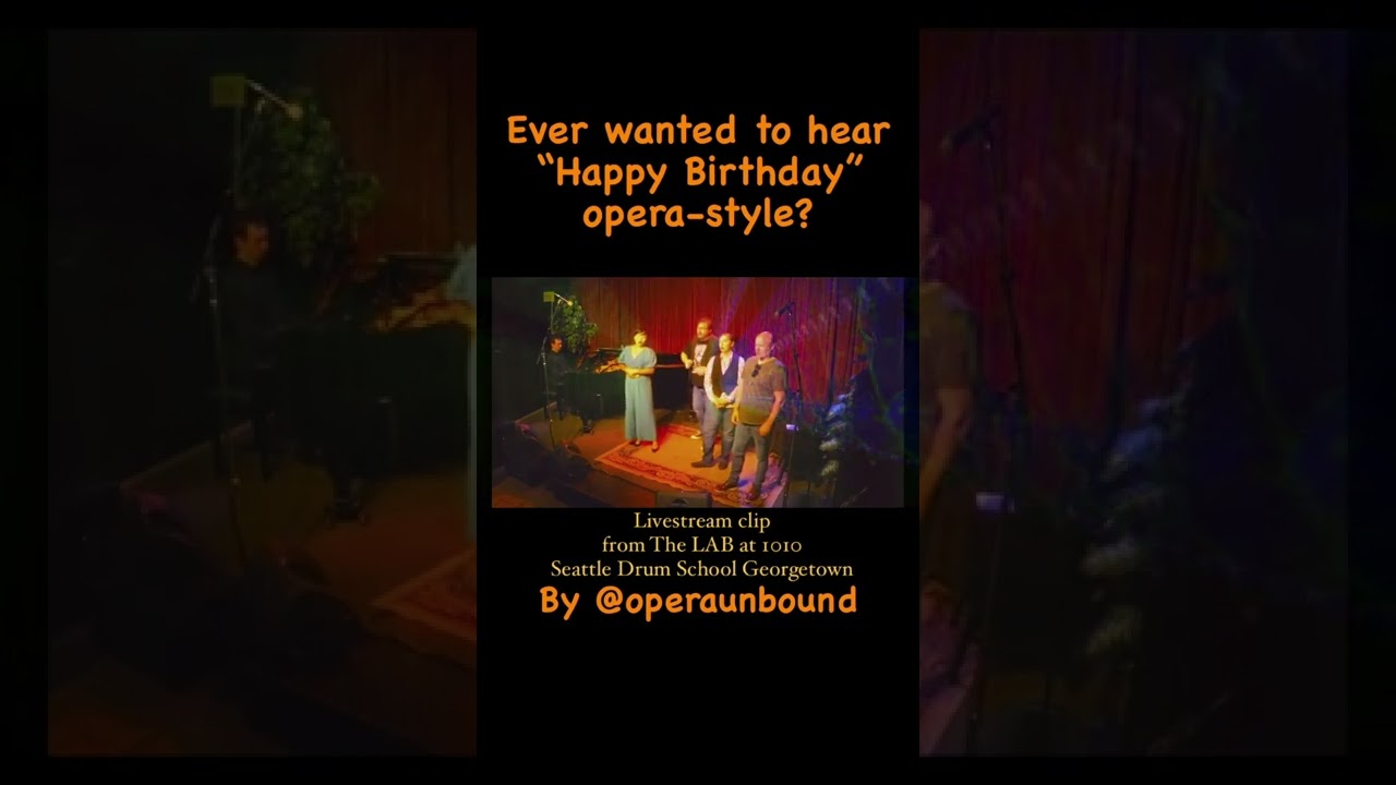 “Happy Birthday” opera style! - YouTube
