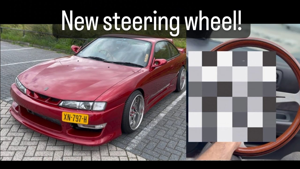 New steering wheel for the RB25 S14 Silvia - YouTube
