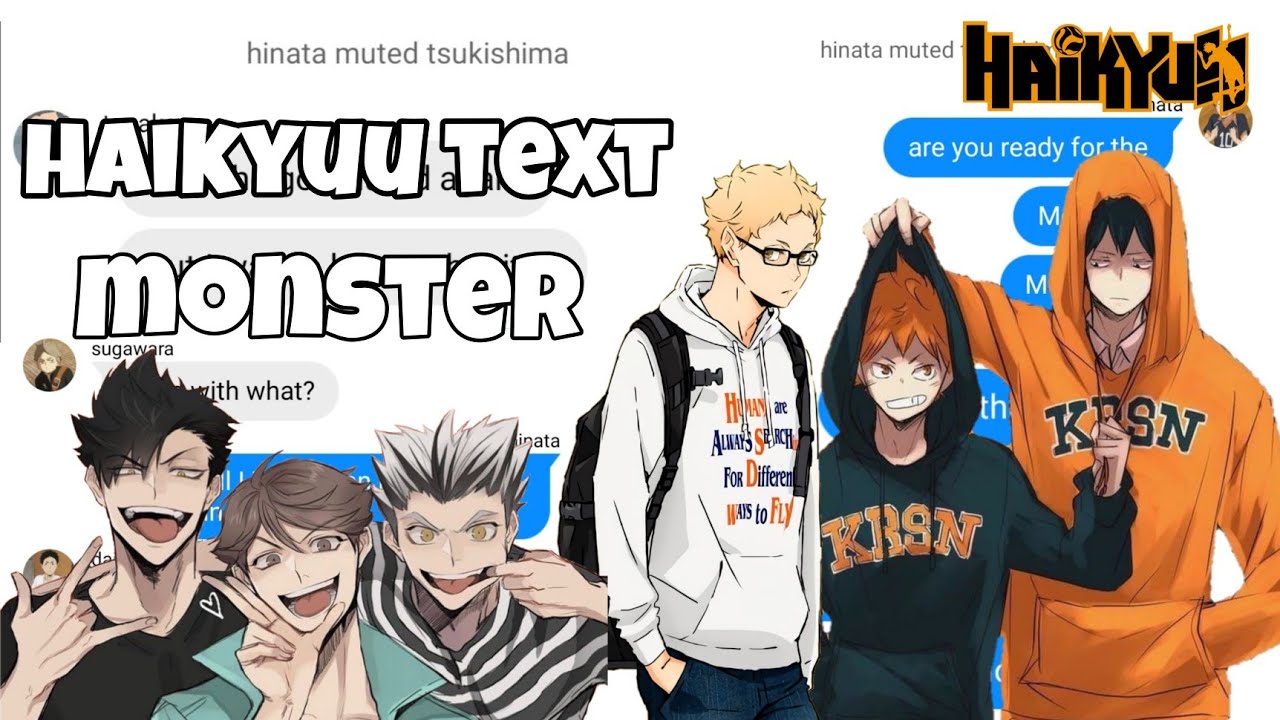 haikyuu text | monster (lyric prank) - YouTube