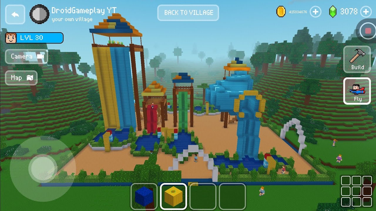 Water Fun Park - Block Craft 3d: Building Game - YouTube