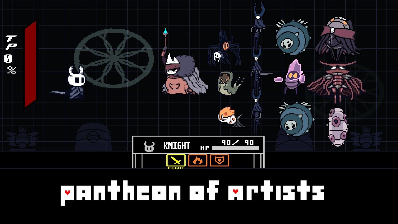 Deltarune - Hollow Knight Godhome Mod. Pantheon of Artists - YouTube