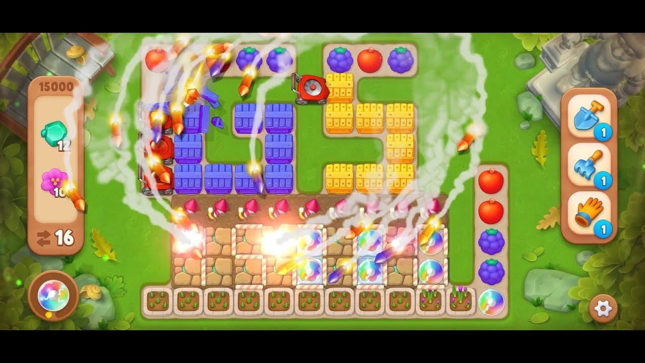 Gardenscapes level 15000 - YouTube