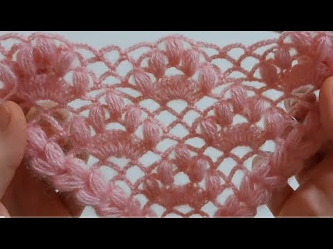 KOLAY TIĞ İŞİ ÜÇGEN ÇEYİZLİK ÖRGÜ ŞAL MODELLERİ / FISTIKLI ÖRGÜ ŞAL YAPIMI / ŞAL ÖRGÜ MODELLERİ