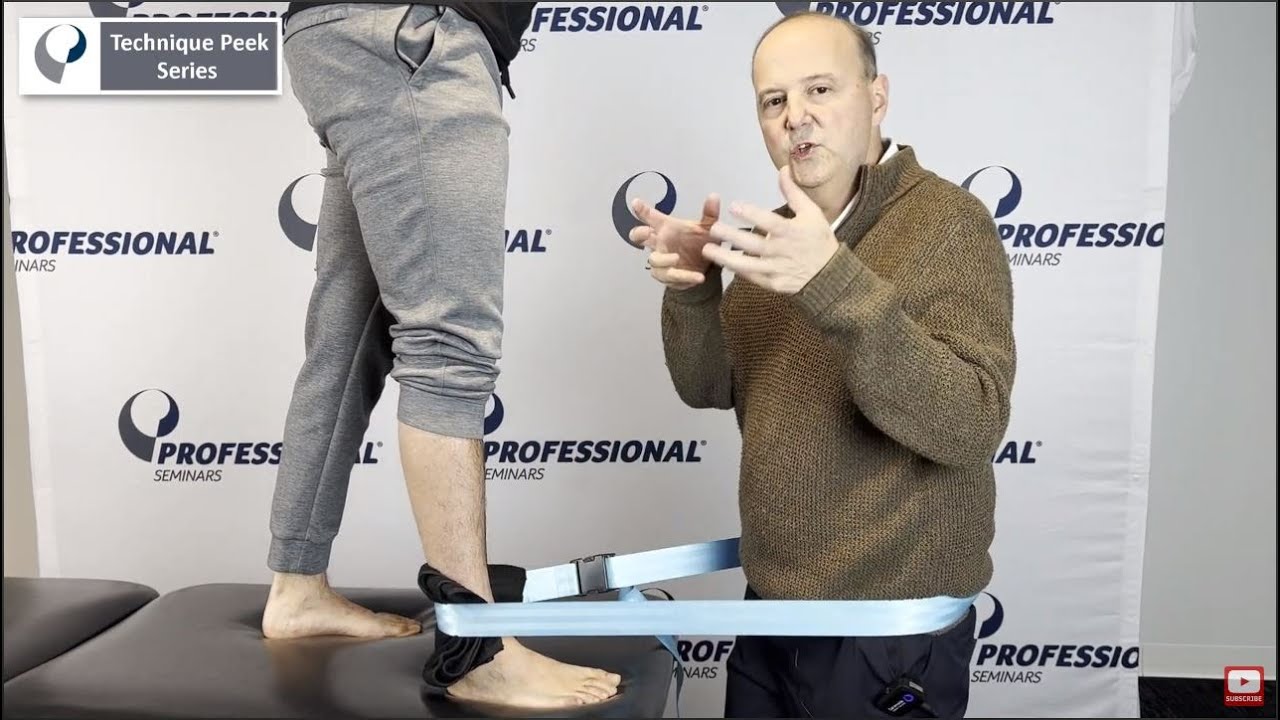 How to do an Active Ankle Dorsiflexion Mobilization | Technique Peek ...