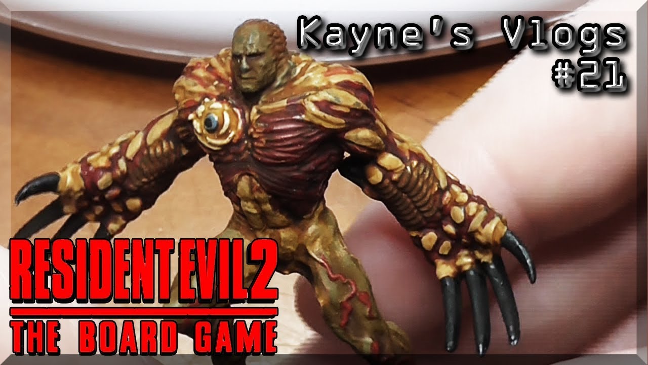 Kayne's Vlogs #21 - Our Collection Of Painted Resident Evil 2 Board ...