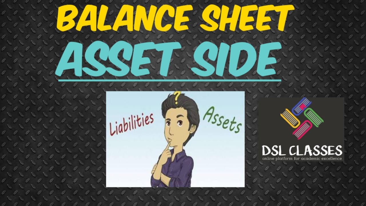 ACCOUNTANCY- Class 12th- Financial Statements- Balance Sheet- Asset ...