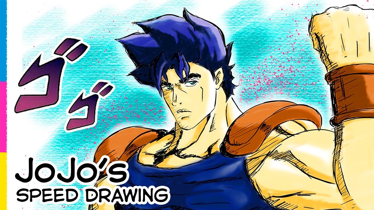 HOW to DRAW Jonathan Joestar | JoJo's Bizarre Adventure 💪 Speed Drawing ...