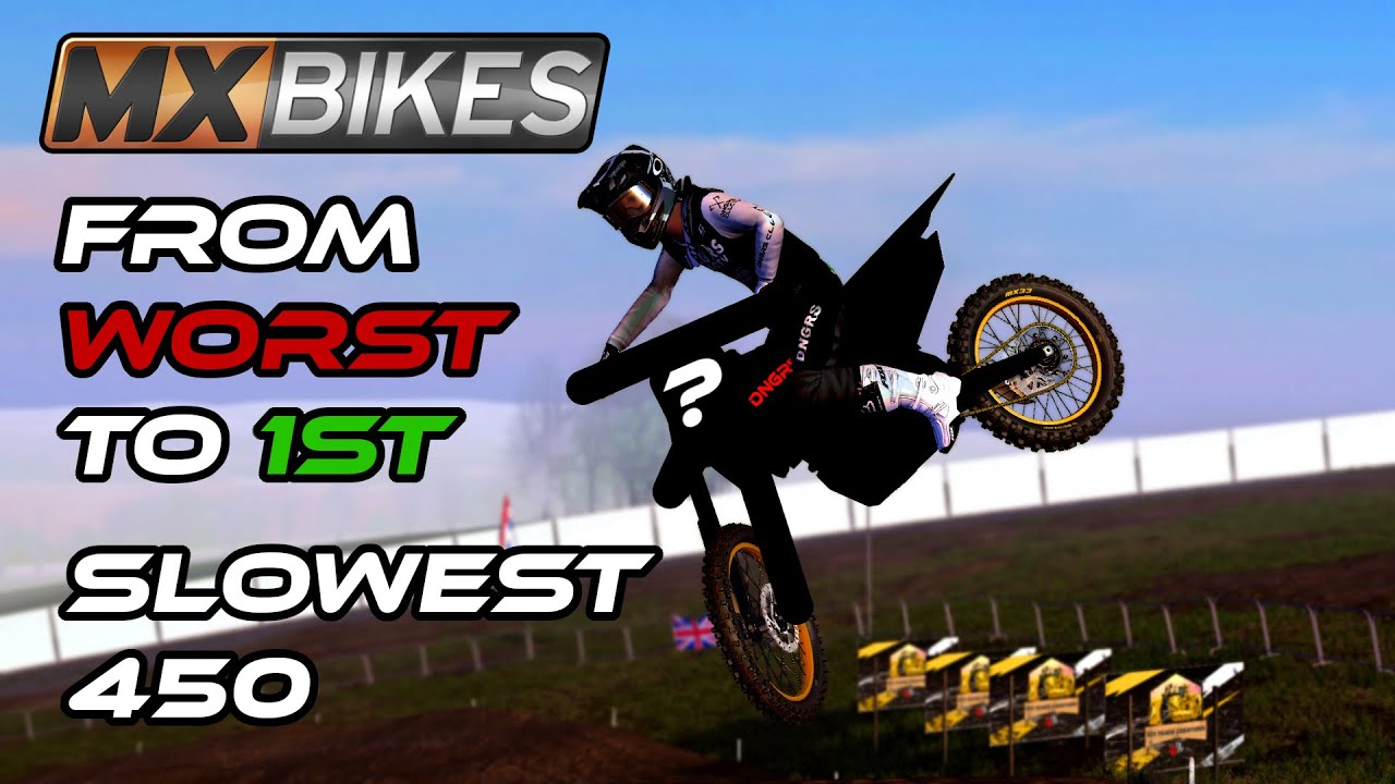 From Worst To first On The Slowest Bike In MX Bikes - YouTube