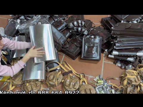 Bình tông inoc 304,CH LB Nga.mỗi bình tông tặng 1 bao da mềm.sỉ lẻ miễn ship toàn quốc. - YouTube