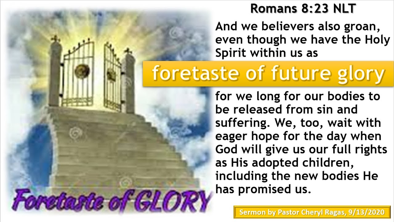 Sermon: Foretaste of God's Glory - YouTube