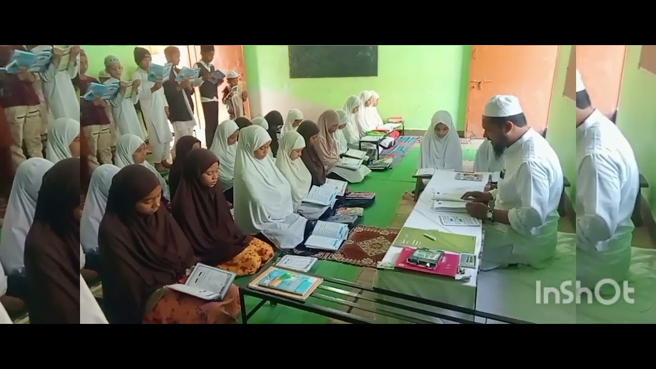 MAKTAB ISHATUL QURAN KE TALBA W TALIBAT AZAN W IQAMAT KE DARS BAGUR ...