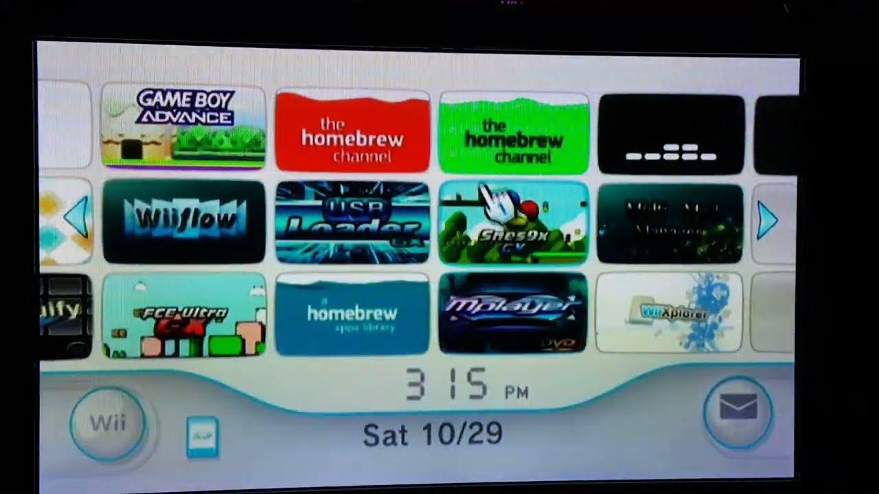 My Wii Menu 10.29.2022 - YouTube