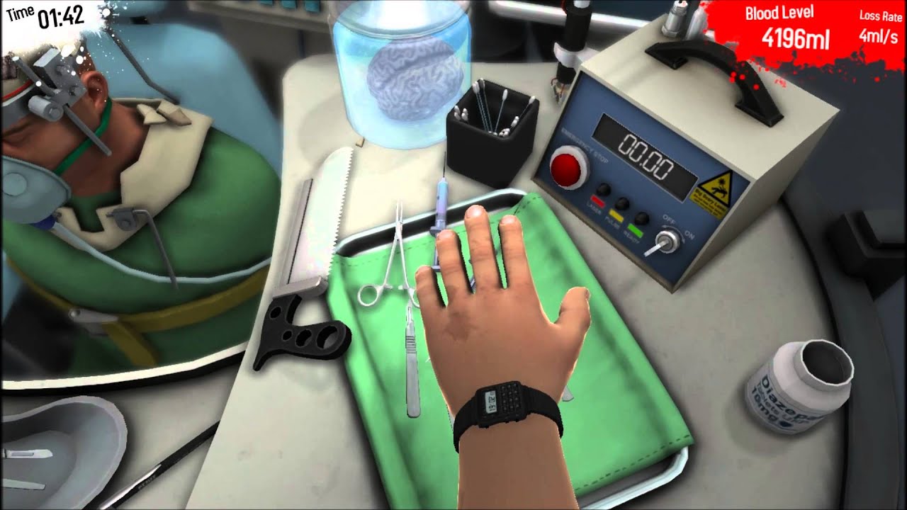surgeon simulator gameplay third mision - YouTube
