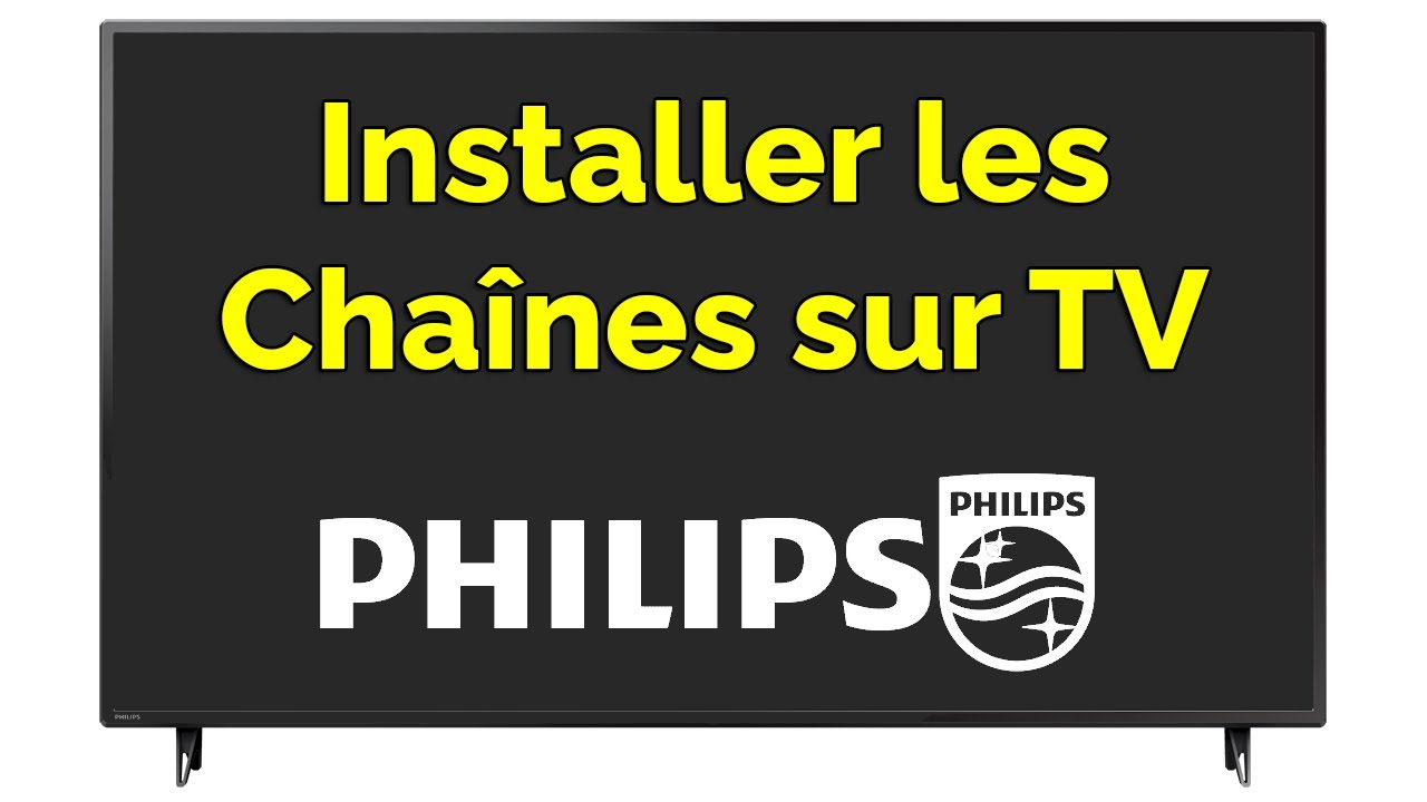 Comment installer les chaînes sur TV Philips - YouTube