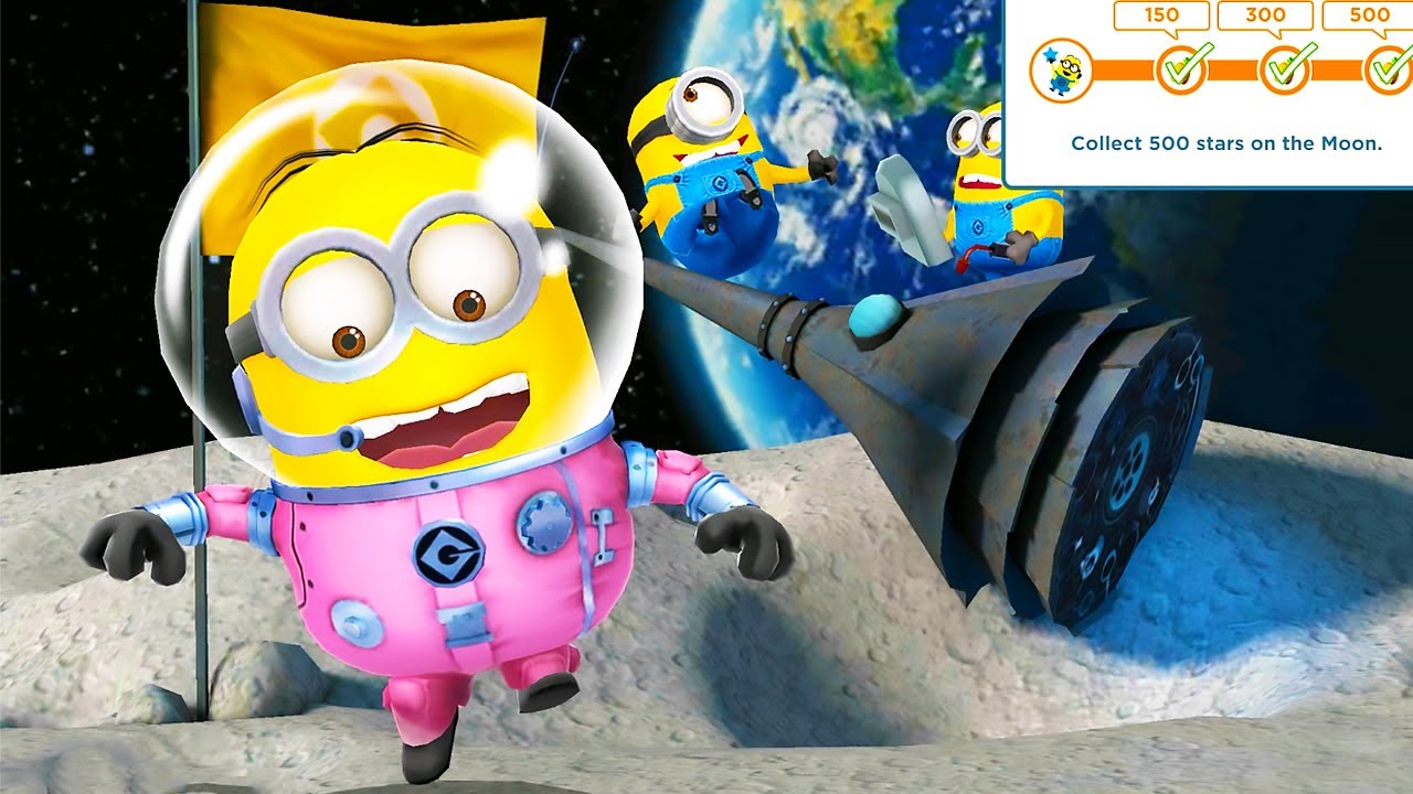 Astronaut Minion in lvl 570 - Collect 500 stars on the Moon ...