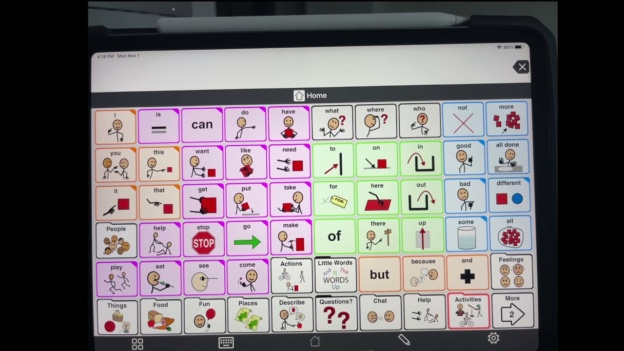 Changing the keyboard in Proloquo2Go - YouTube