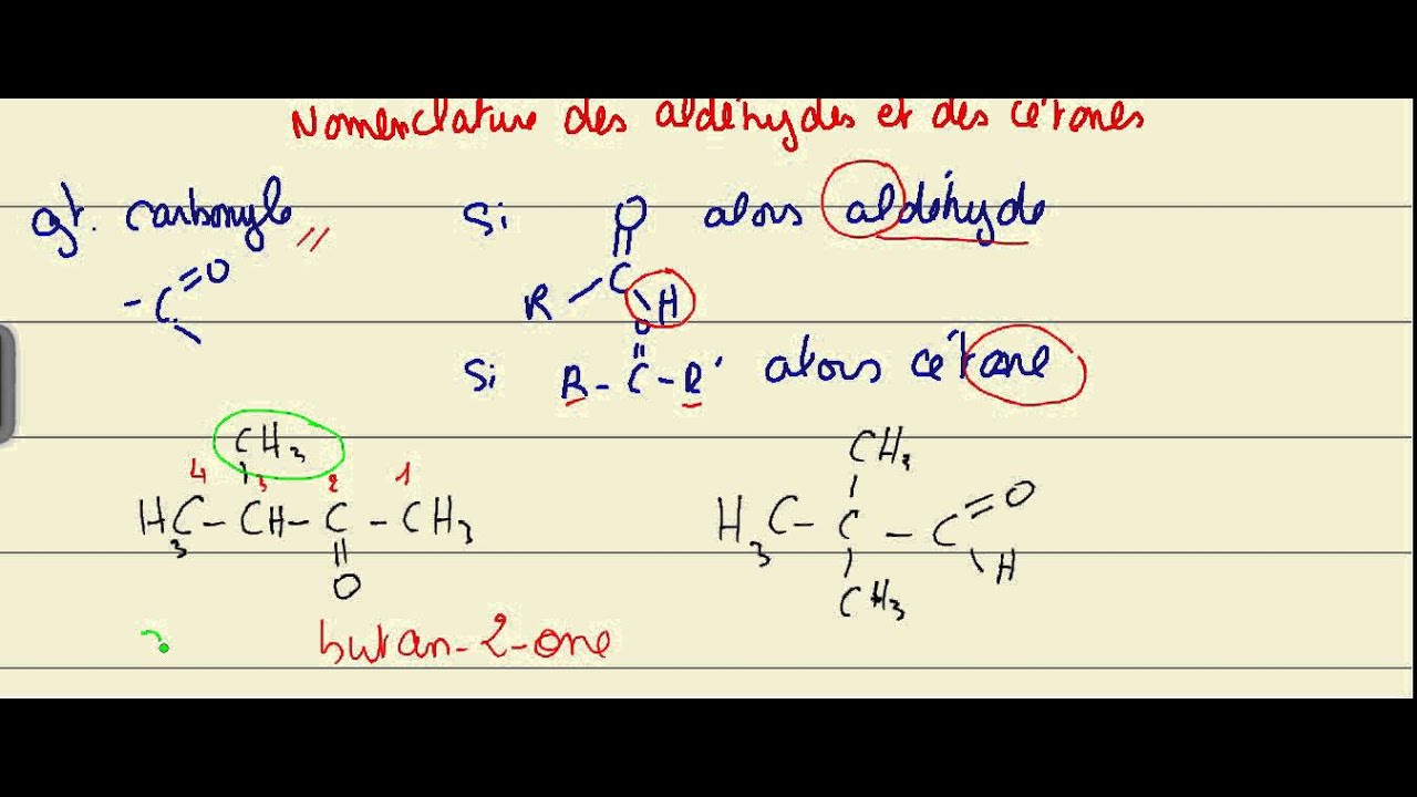 aldehyde cetone - YouTube