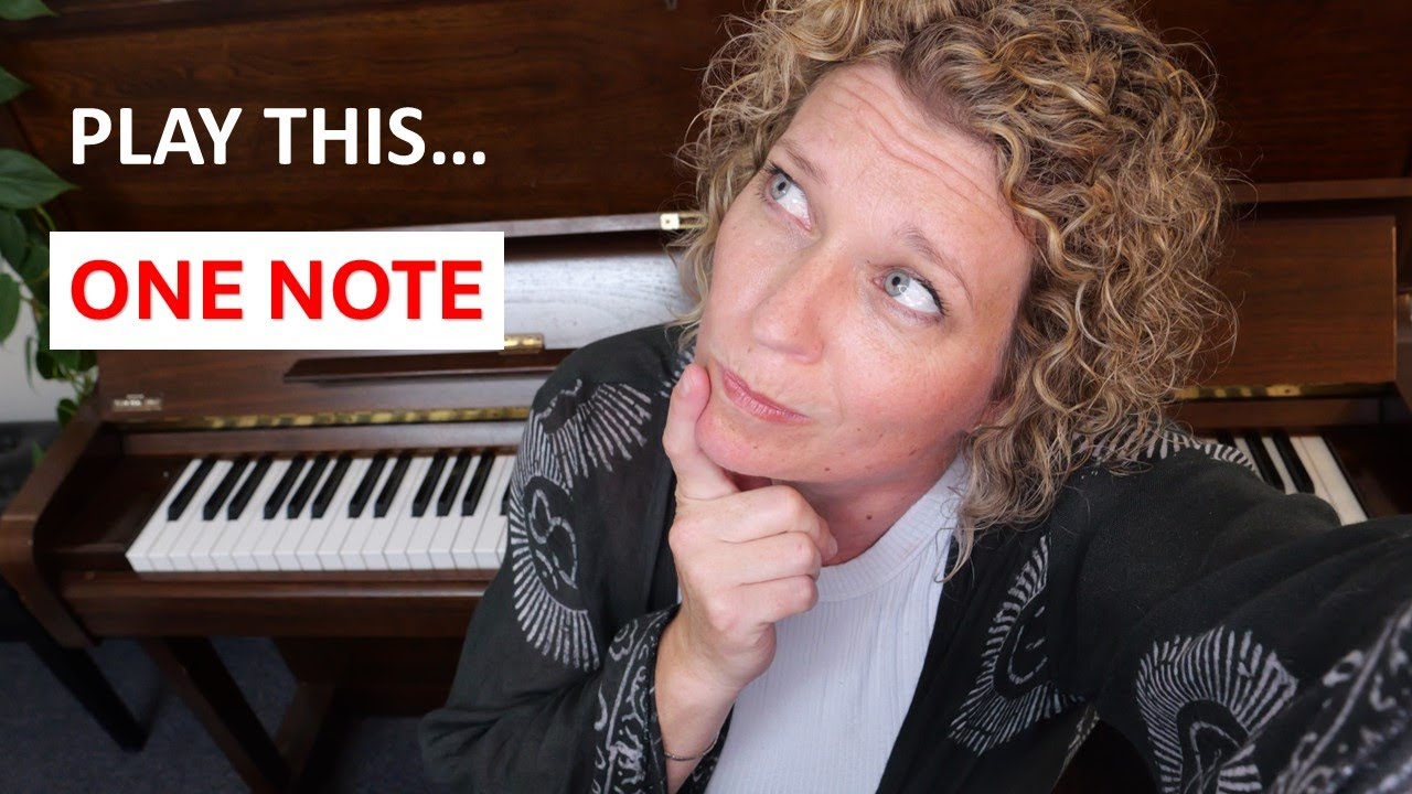 Sound AWESOME With One Note! (Piano tutorial-easy and medium levels ...