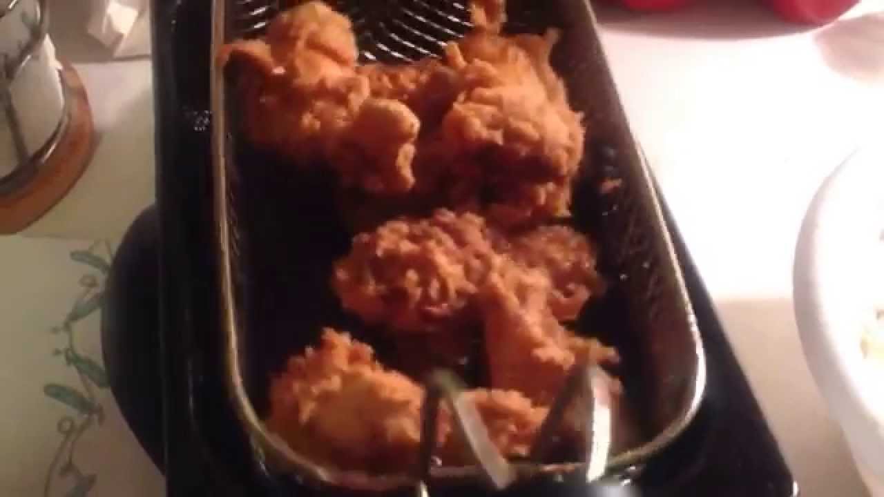 Wet Battered Fried Chicken and Homecut French Fries - YouTube