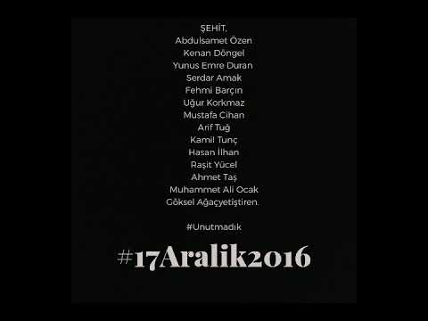 17 Aralık 2016 Kayseri Patlaması Mekaniniz Cennet Olsun Unutmadık Unutmayacağız!!!