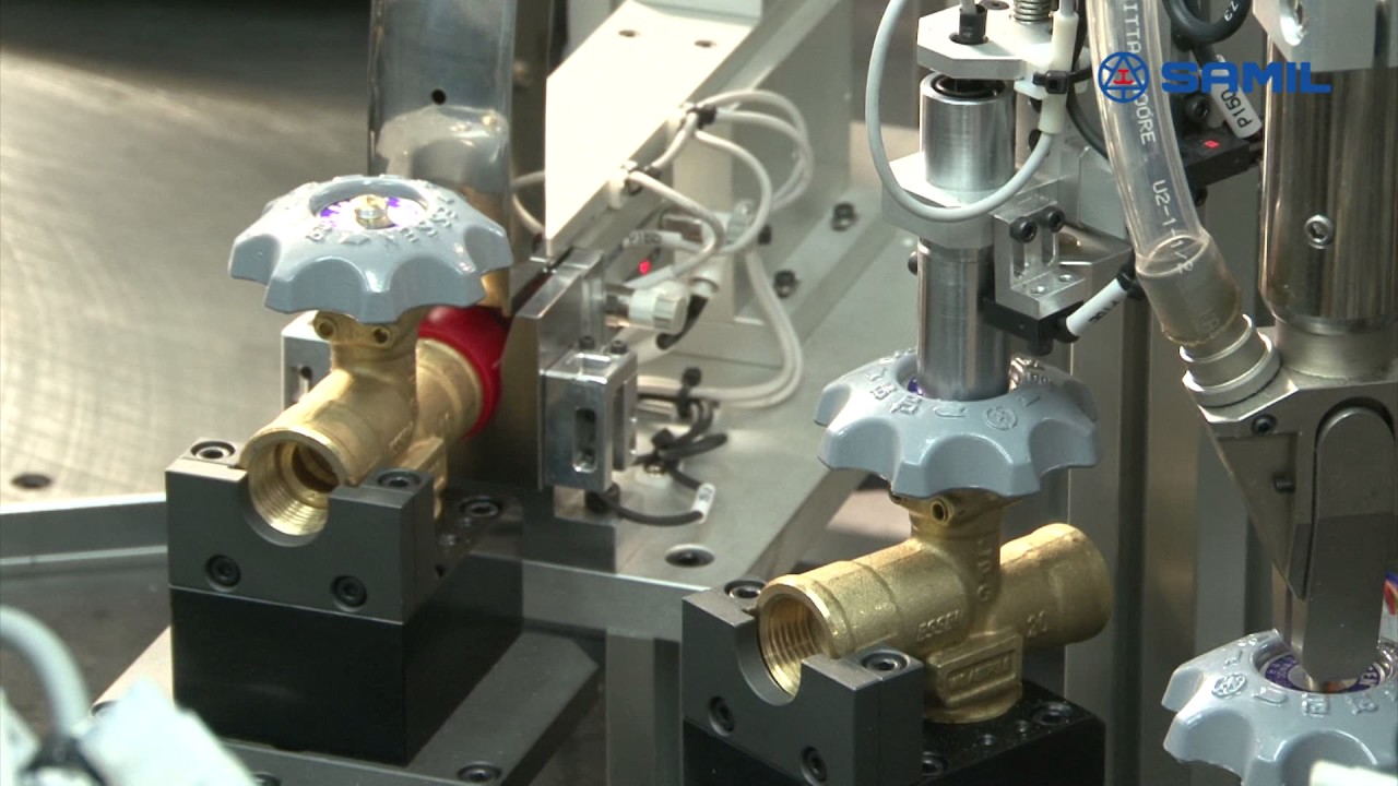 2 7 LPG Valve Auto Assembly Machine - YouTube