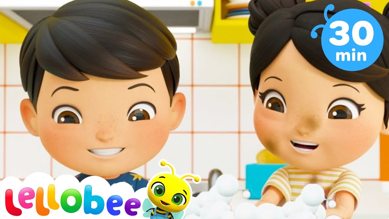 Wash Your Hands Song | Baby Cartoons - Kids Sing Alongs | Moonbug - YouTube