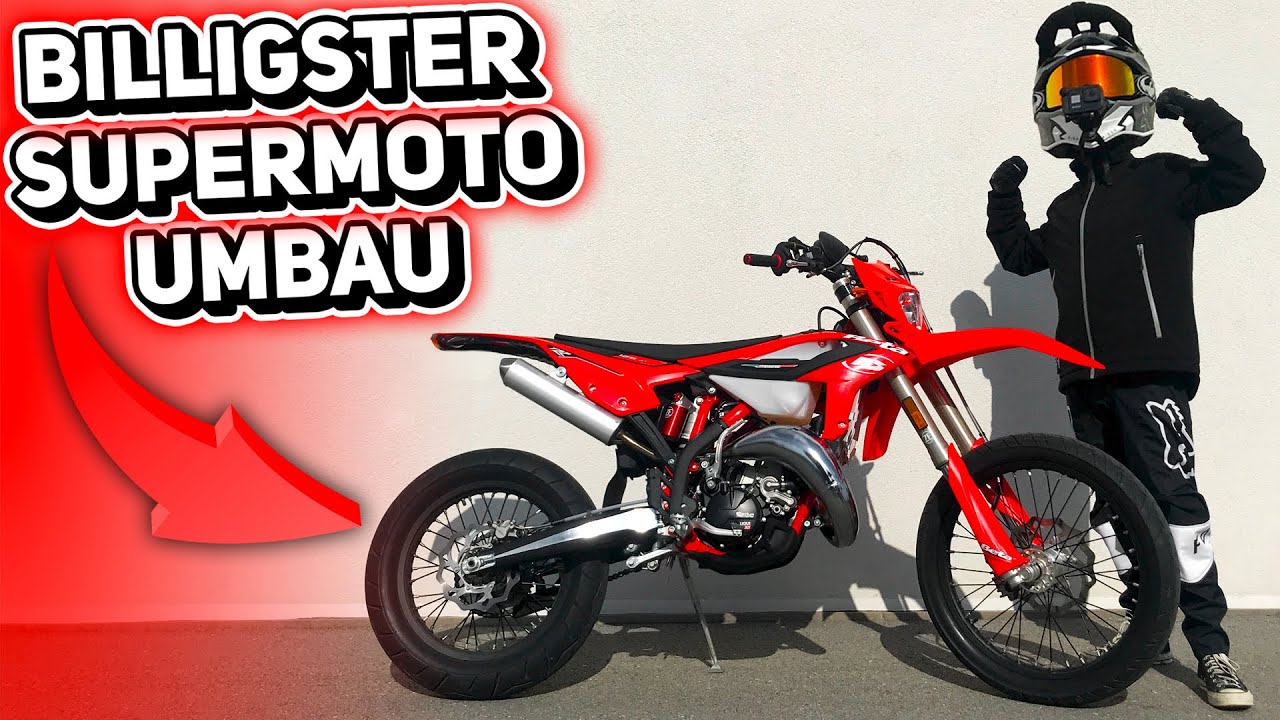 Der BILLIGSTE SUPERMOTO Umbau - Beta RR 125 2T - YouTube