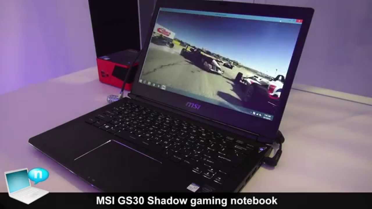 MSI GS30 Shadow notebook da gioco - YouTube