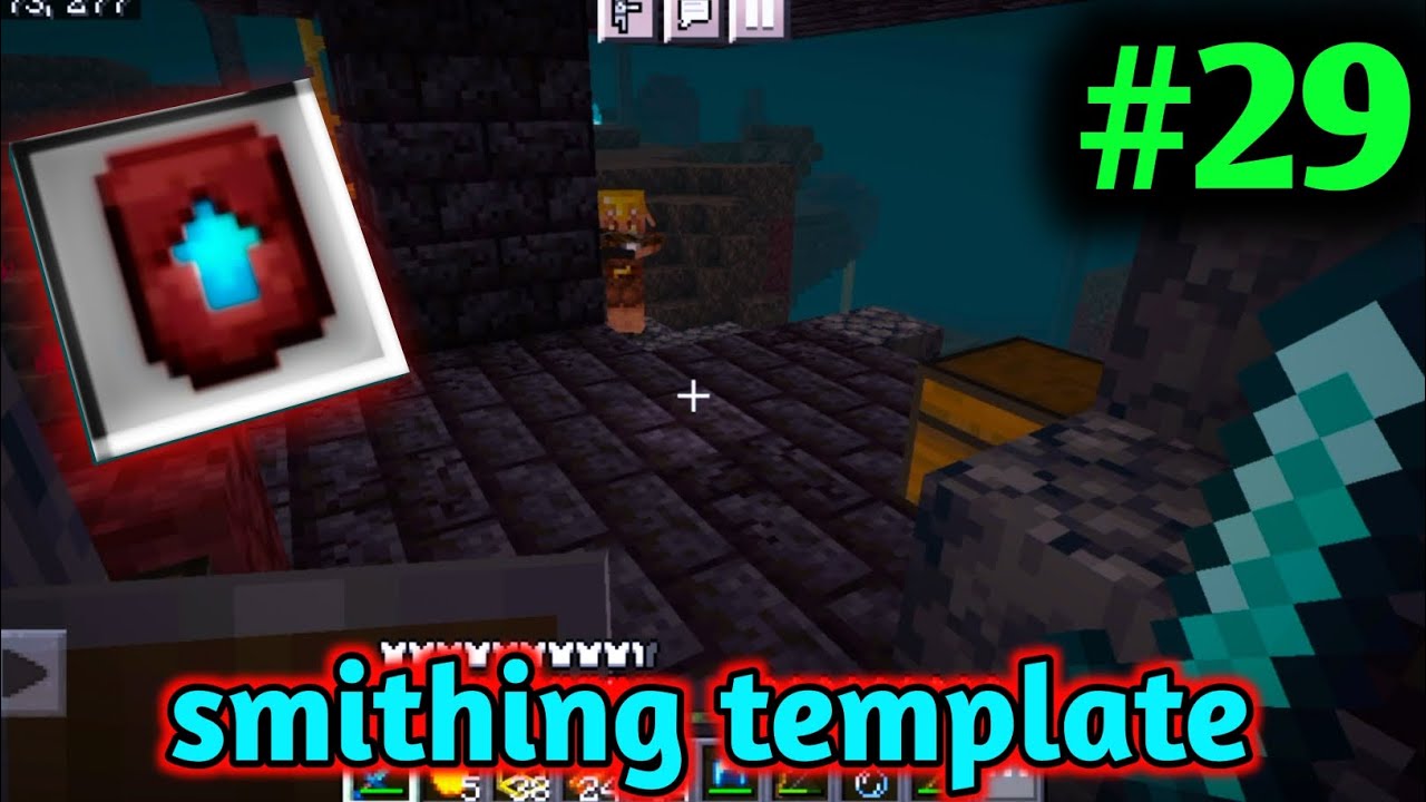 I FIND SMITHING TEMPLATE IN MINECRAFT II @MatureGamerz - YouTube