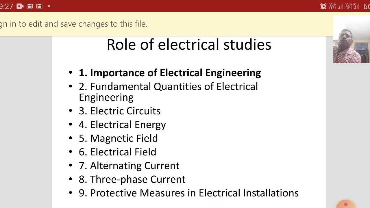 Roll of Electrical studies in electrical systems - YouTube