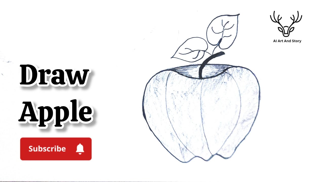How to draw Apple 🍎/ How to draw step by step / @AIArtAndStoryoffical ...