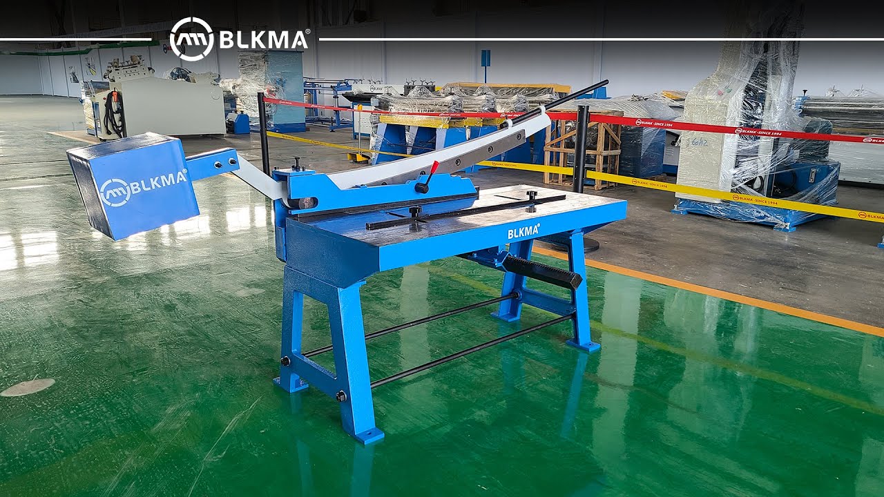 BLKMA® Hand Guillotine Shearing Machine / Manual sheet metal guillotine ...