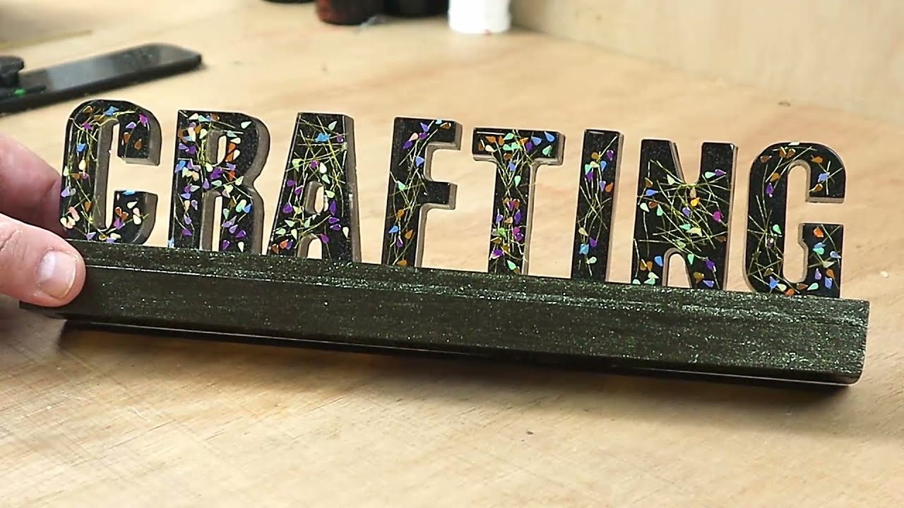 Watch How to Make This Awesome CRAFTING Sign - YouTube