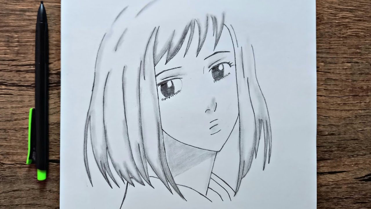 How to draw Mamimi Samejima [FLCL], step-by-step, easy drawing tutorial ...