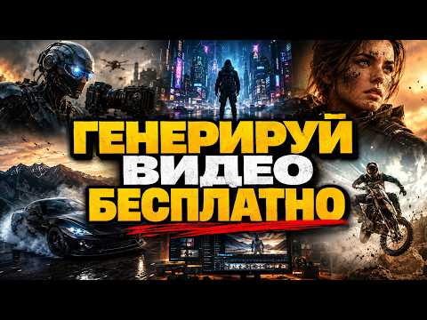 БЕСПЛАТНО генерируем видео в MiniMax H3 без лимитов + 10 000 кредитов на топовые нейросети