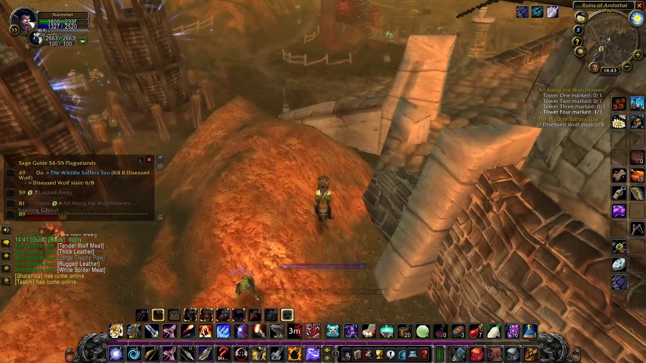 World of Warcraft Classic #60 - Hunter leveling (55-56) - YouTube