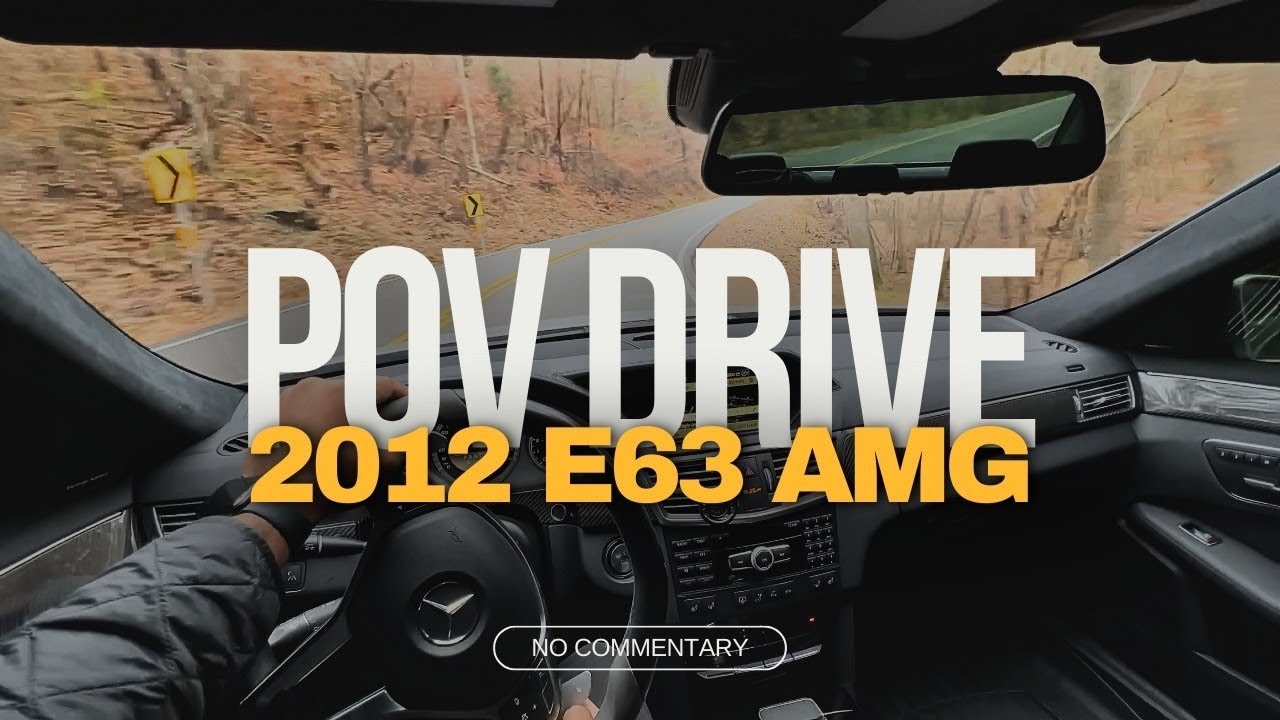 Insane E63 AMG POV Drive (No Commentary) - YouTube