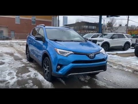 2018 Toyota Rav4 SE Hybrid | Electric Storm Blue - YouTube