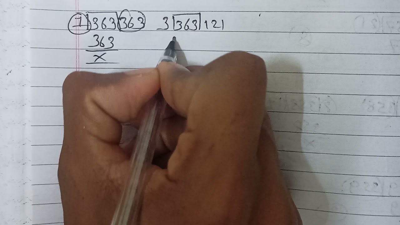Factors Of 363 YouTube
