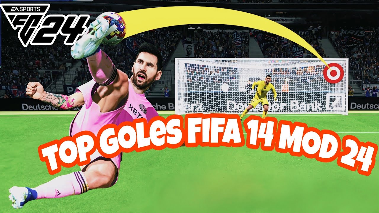 TOP goles FIFA 14 MOD 24 ANDROID - YouTube