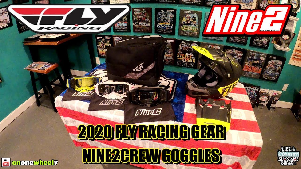 2020 FLY GEAR AND NINE2 CREW GOGGLES - YouTube