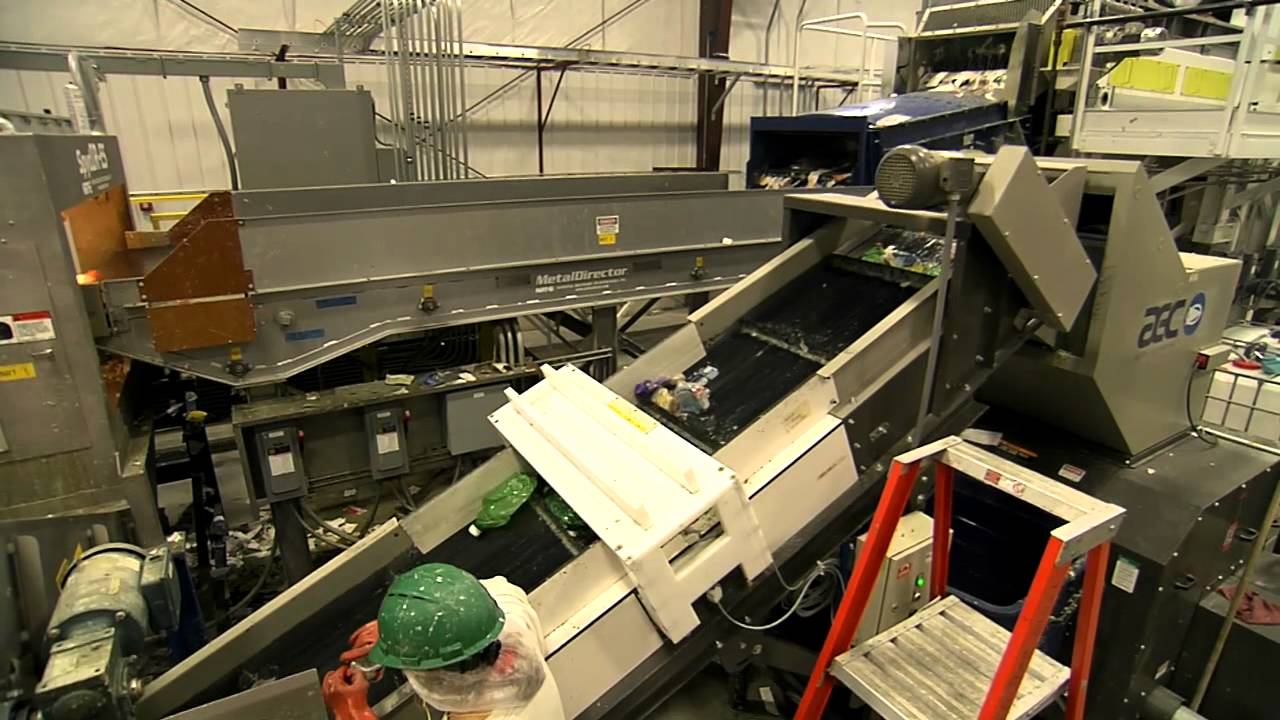 EcoStar Recycling Facility Tour - YouTube