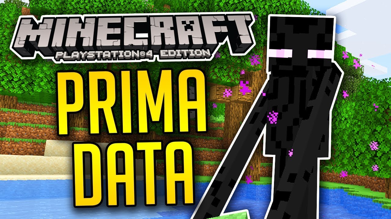 PRIMA DATA CAND MA JOC MINECRAFT pe PS4!! **NOOB** - YouTube