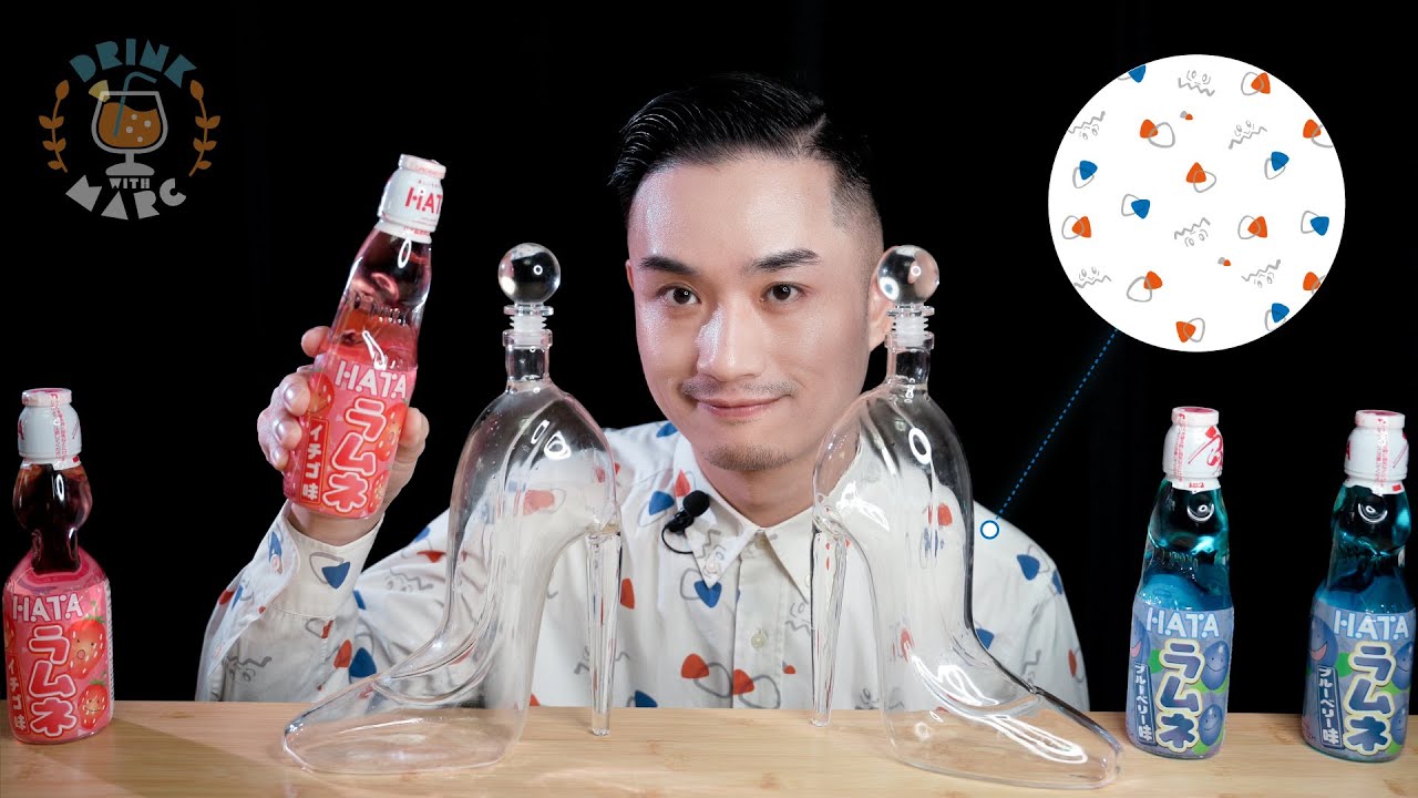 ASMR DRINK MUKBANG | GLASS SLIPPER BOTTLES | TOGEPI POKÉMON SHIRT - YouTube