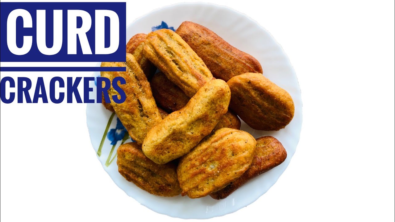 Curd crackers || potato & curd snack || easy evening snack recipe|| new ...
