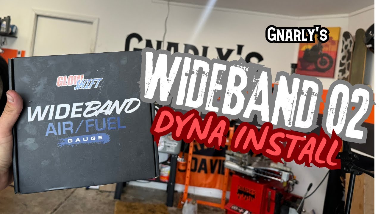 WIDEBAND 02 SENSOR INSTALL ON A EARLY MODEL DYNA - YouTube