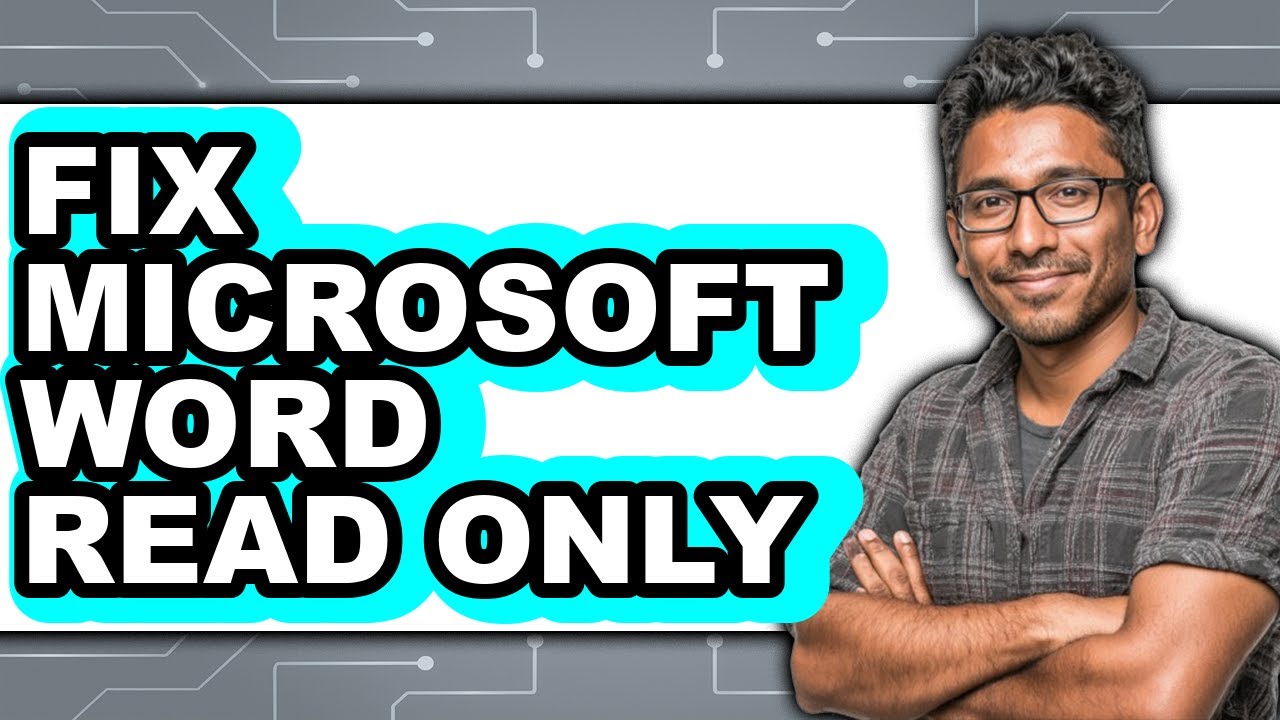 How to Fix Microsoft Word Read Only - Step by Step - YouTube