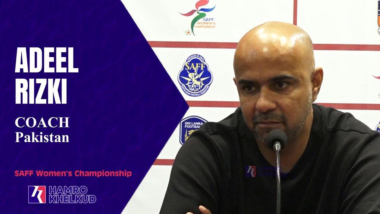 Pakistan Coach Adeel Rizki and Captain Maria Khan | SAFF Women's ...