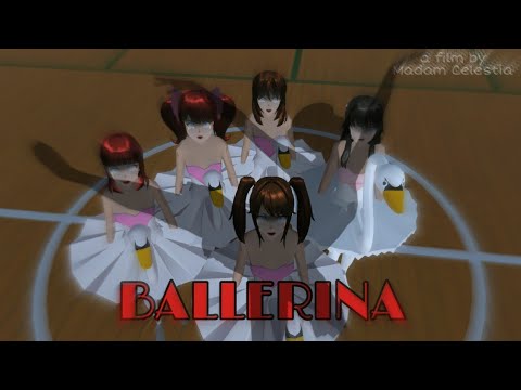 BALLERINA || SAKURA SCHOOL SIMULATOR | SHORT HORROR MOVIE SAKURA | SAKURA HANTU